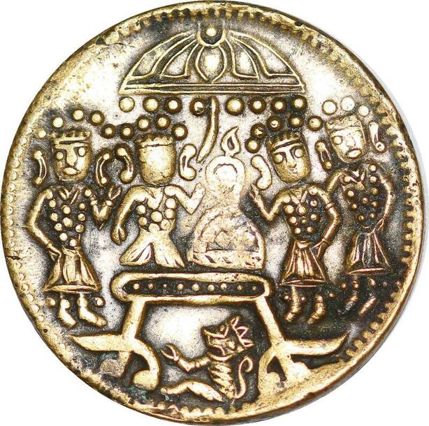P1467 Indian Token Temple Ramatanka Rama XIXe XXe ->Make offer ...